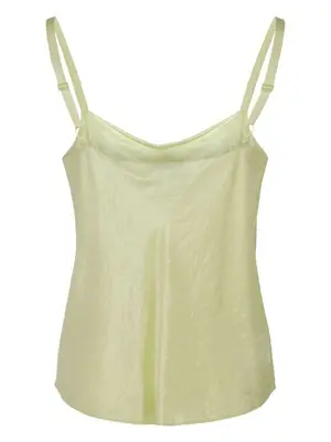 Vince Cowl-neck Sleeveless Top - Green