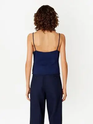 AMI Paris V-neck Camisole Top - Blue