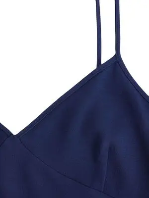 AMI Paris V-neck Camisole Top - Blue