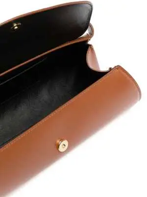 JIL SANDER Small Cannolo Shoulder Bag - Brown