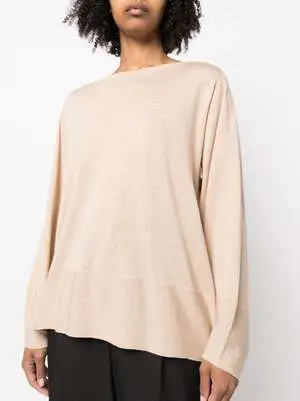 Fabiana Filippi Oversized Boat-neck Jumper