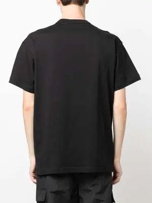 Versace Logo-print Cotton T-shirt - Black