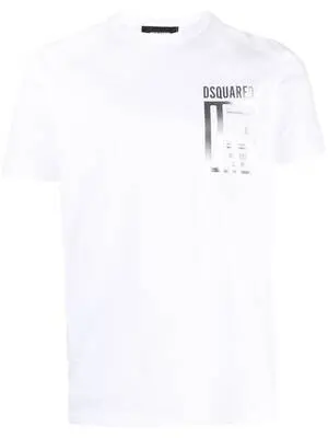 Dsquared2 Logo-print Cotton T-shirt - White