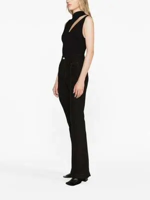 MANURI Bambina Cut-out Bodysuit - Black