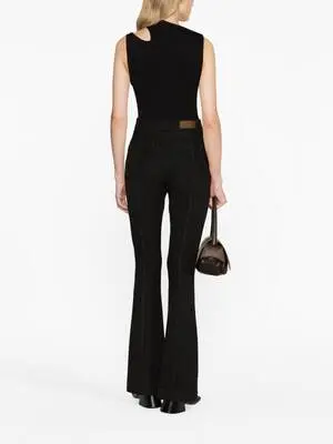 MANURI Bambina Cut-out Bodysuit - Black