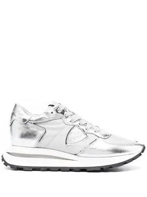 Philippe Model Panelled Low-top Sneakers - Silver