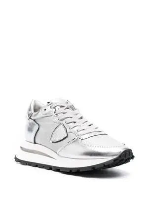 Philippe Model Panelled Low-top Sneakers - Silver