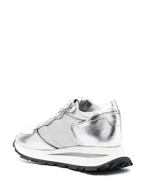 Philippe Model Panelled Low-top Sneakers - Silver