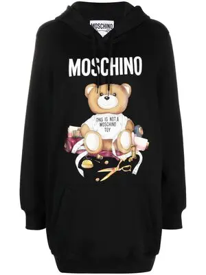 Moschino Teddy Bear Hoodie Dress