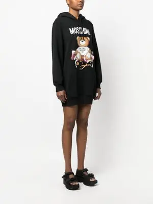 Moschino Teddy Bear Hoodie Dress