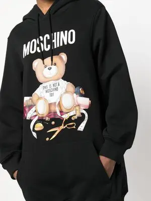 Moschino Teddy Bear Hoodie Dress
