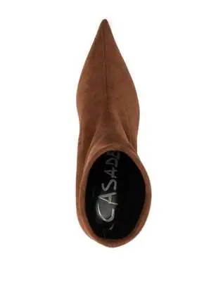 Casadei Elodie 85mm Ankle Boots - Brown