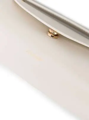 JIL SANDER Small Cannolo Shoulder Bag - White