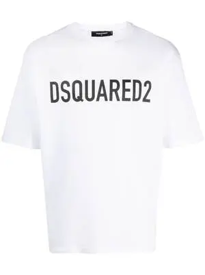 Dsquared2 Logo-print Cotton T-shirt - White