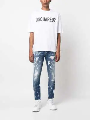 Dsquared2 Logo-print Cotton T-shirt - White