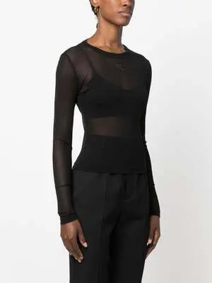 Alexander Wang Semi-sheer Mesh Top