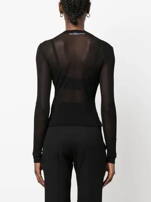 Alexander Wang Semi-sheer Mesh Top