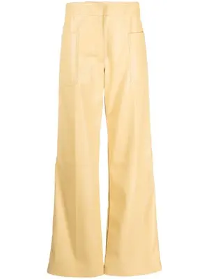 Stella McCartney Alter Mat Wide-leg Trousers - Yellow