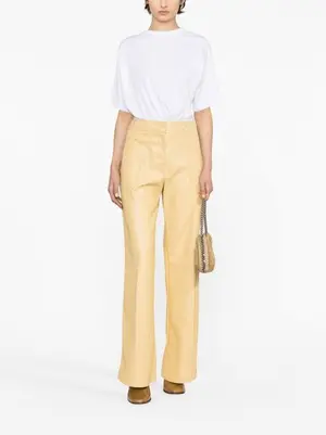 Stella McCartney Alter Mat Wide-leg Trousers - Yellow