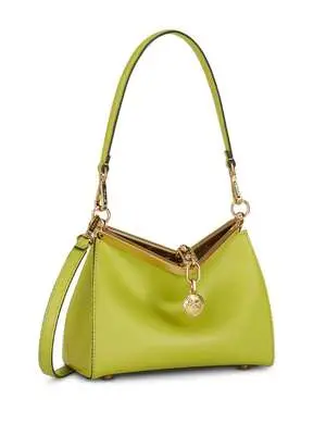 Etro Vela Leather Shoulder Bag - Green