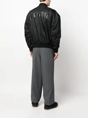 Dsquared2 Logo-patch Panelled Bomber Jacket