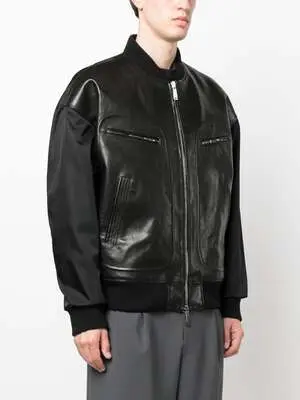 Dsquared2 Logo-patch Panelled Bomber Jacket