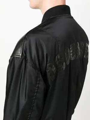 Dsquared2 Logo-patch Panelled Bomber Jacket