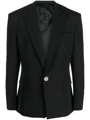 Balmain Single-breasted Wool Blazer