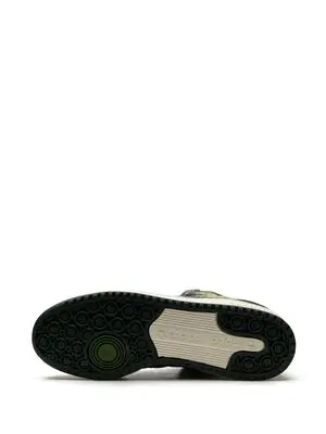 Adidas X Bape Forum 84 Low 30th Anniversary Camo Sneakers - Green