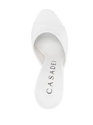 Casadei Blade Minorca Sandals - White
