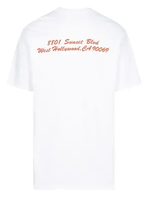 Supreme West Hollywood Box Logo T-Shirt In White - 25% Off