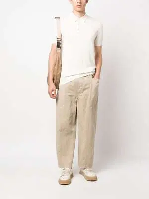 BARACUTA Short-sleeved Cotton Polo Shirt