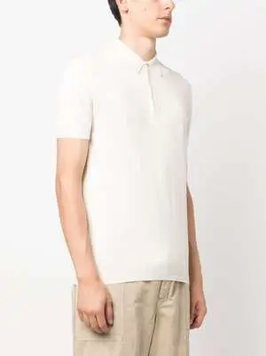 BARACUTA Short-sleeved Cotton Polo Shirt
