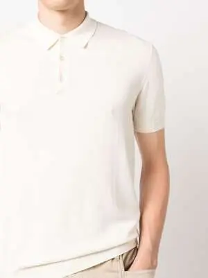 BARACUTA Short-sleeved Cotton Polo Shirt