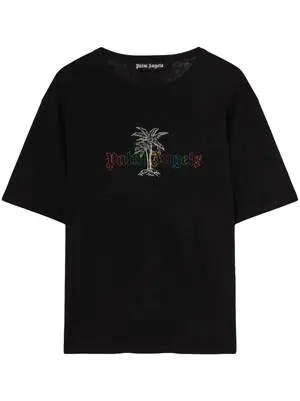 Palm Angels Logo-print Short-sleeve T-shirt