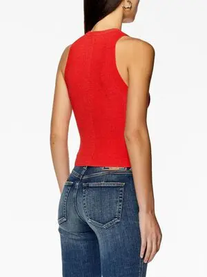 DIESEL M-onerva Logo-plaque Tank Top