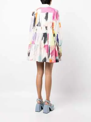 Aje Vie Smock Button-up Dress