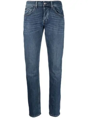 DONDUP Slim-cut Low-rise Jeans