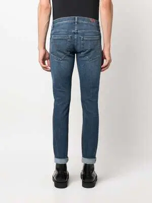 DONDUP Slim-cut Low-rise Jeans