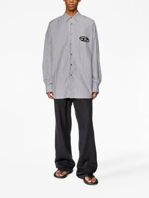 DIESEL® S-douber Logo-embroidered Shirt