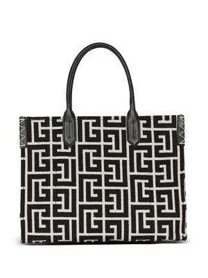Balmain Monogram-jacquard Medium Shopper Bag