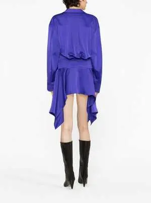 Attico Asymmetric-hem Shirt Dress