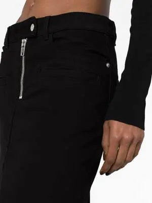 COURREGES Asymmetric Denim Skirt