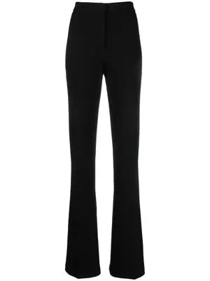 Pinko High-waisted Flared Trousers - Black