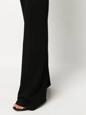 Pinko High-waisted Flared Trousers - Black
