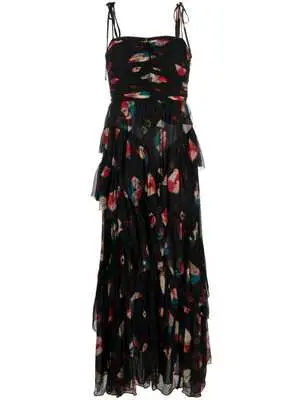 Ulla Johnson Aveline Printed Silk Dress