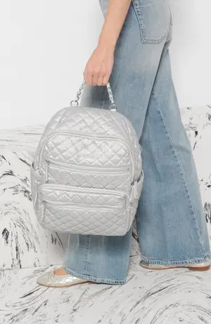 Mz Wallace Crosby Quilted Backpack