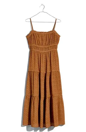 Madewell Sophia Tiered Midi Dress