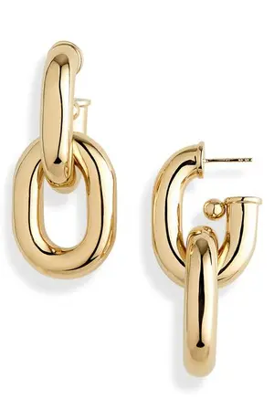 Rabanne Xl Link Drop Earrings - P710 Gold