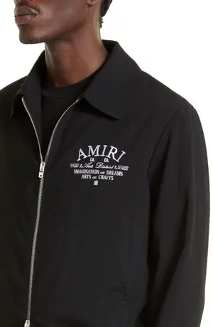 Amiri Arts District Wool-blend Blouson Jacket